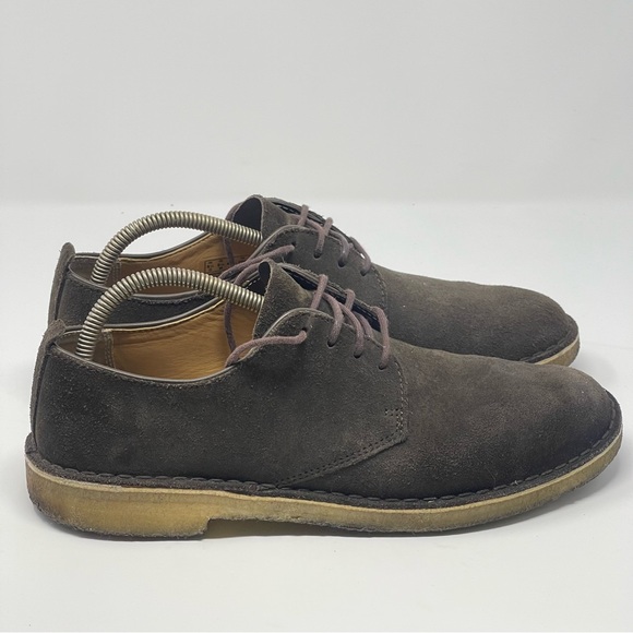 Clarks | Shoes | Clarks Originals Shoes Mens 95 Brown Suede Casual Lace ...